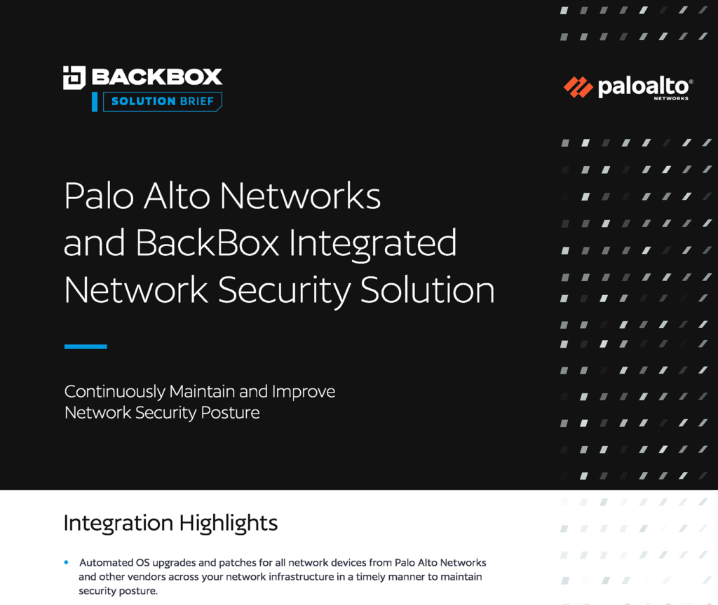 Palo Alto – BackBox Software